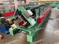 China Construction Water System Roofing Sheet Gutter Roll Forming Machine 18 Rows for sale