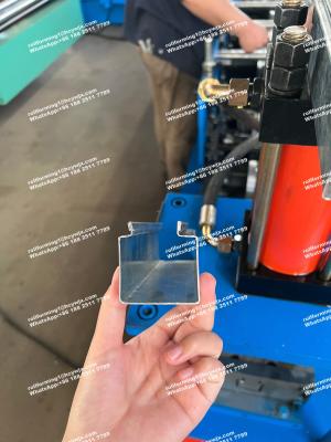China Rolling Door Slide Rail Roll Forming Machine for sale