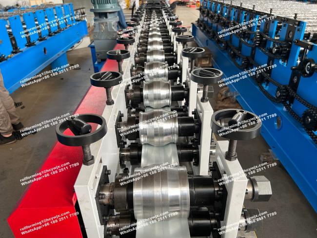 Roller components with chrome coating