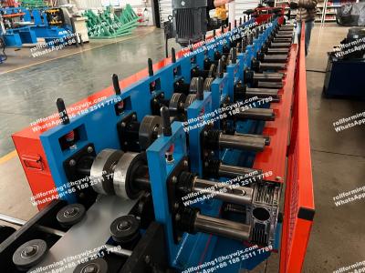 China Automatic Opening and Closing Stud and Track Roll Forming Machine with 0.8-1.8mm Thickness 0-35m/min Capacity and 21.5kw Power for sale