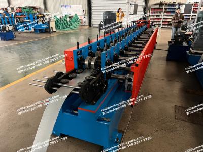 China Automatic Opening and Closing Stud and Track Roll Forming Machine with 0.8-1.8mm Thickness 0-35m/min Capacity and 21.5kw Power for sale