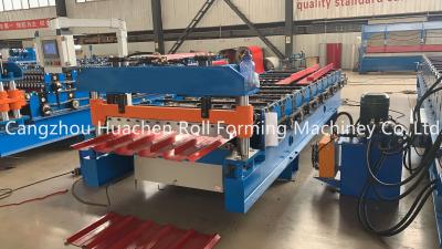 China Building Material Iron Sheet Roof Corrugated Roll Forming Machine with 0.3-0.6mm Thickness 1200mm Width and 11 Stations Roller for sale