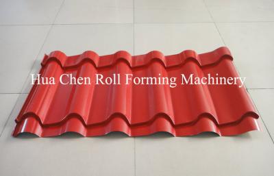 China Roman Type Popular Glazed Tile Roll Forming Machine / Cold Roll Forming Machine for sale