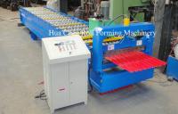 China High Speed 3 Phases Shutter Door Roll Forming Machine With 18 Rows for sale