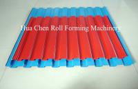China High Speed 3 Phases Shutter Door Roll Forming Machine With 18 Rows for sale