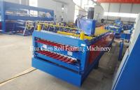 China 20m/Min Red Panel Double Layer Roll Forming Machine Roofing Sheet Forming Machine for sale
