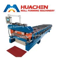 China Trapezoidal roof panel / wall panel forming machine / tile manufacturing machine for sale