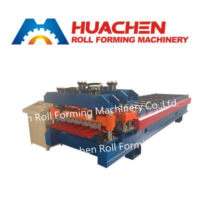 China Aluminum Roofing Sheet Roll Forming Machine Metal Tile Making Machine for sale