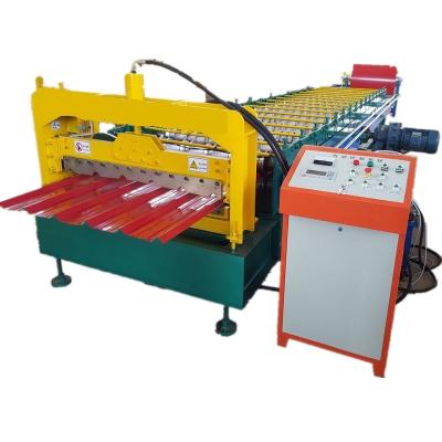 China Roofing Corrugated Sheet 8kw Cold Roll Forming Machine for sale