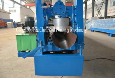 China Rain Water Cr12 Gutter Roll Forming Machine , Steel Sheet Bending Machine for sale