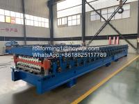China 45# Steel Watertight Double Layer Roll Forming Machine for sale
