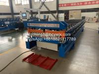 China Cold 8kw 8M Roofing Sheet Roll Forming Machine for sale