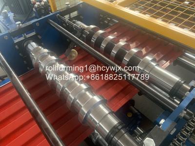 China 614mm Plc 9.5kw Shutter Door Roll Forming Machine for sale