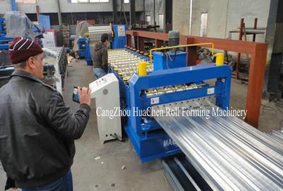 Cina Rotolo dello strato del tetto del trapezio di 3 fasi che forma macchina per 1200mm in vendita