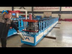 Gutter roll forming machine