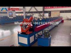 Gutter roll forming machine