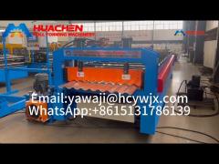 Trapezoïdale Amerika PBR Steel Roof Panel Sheet Roll Forming Bending Machine