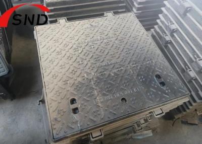 China Capa de alcantarillado de hierro cuadrado y dúctil con sello único C250 for sale