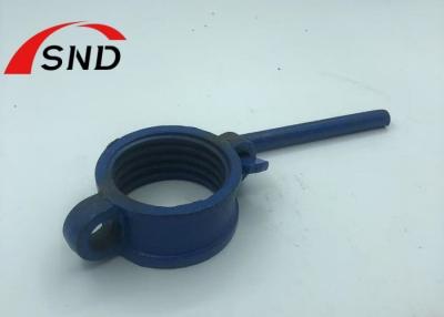 China Blauwe coating ductiel ijzer GGG40 gegroeveerde buisbevestigingen steunen van steiger for sale