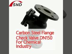 ASTM-standaard van koolstofstaal flenscheckklep DN150 voor chemische industrie