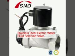 Elektrische watervloeistof-solenoïde klep van roestvrij staal