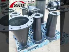 Ductile iron flange pipe fittings