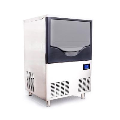 China 50kg Ice Storage Capacity 120kg Fully Automatic Moon Shaped Crescent Ice Maker Machine 680*690*1000 for sale