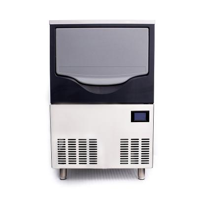 China 50kg Ice Storage Capacity 120kg Fully Automatic Moon Shaped Crescent Ice Maker Machine 680*690*1000 for sale