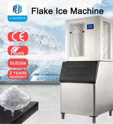 China KK Compressor 155 KG Industrial Ice Flake Maker Machine LZ-02 Icesta Flake Ice Machine for sale