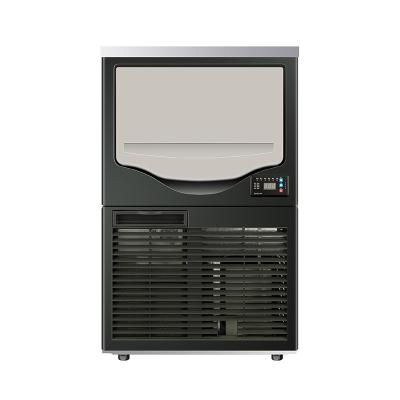 China Electric current 2.8A Commercial Fast Food Ice Maker Machine 80kg Per Day for sale