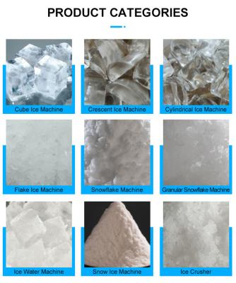 China Stainless Steel Ice Cube Maker Machine LZ-120 50kg/24Hours with Personalized Logo for sale