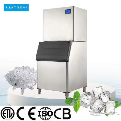 China LZ-350 Smart Commercial Clear Ice Cube Making Machine com capacidade de armazenamento de gelo de 110 kg à venda