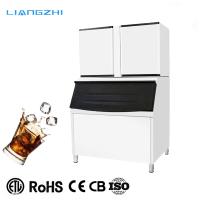 China Namibia 3680W TECUMSEH Compressor Water Cooled Ice Cube Machine with Big Cube Maker for sale