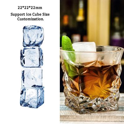 China Water Cooler 450kg 24Hours Square Ice Cube Making Machine LZ-1000 for Cold Drink for sale