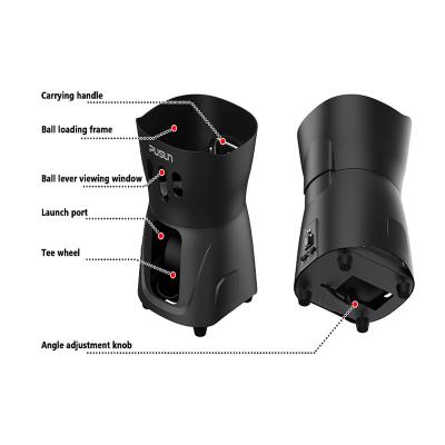 중국 새로운 휴대용 자동 원격 제어 테니스 볼 기계와 APP 제어 지능형 테니스 훈련 기계 판매용