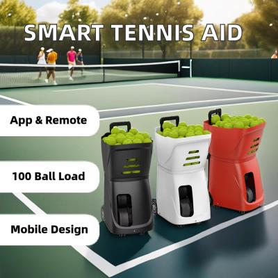 China 2025 Hot Professional Tennis and Padel Ball Machine Outdoor APP Control Padel Tennis Ball Launch Training Shooting Machine for sale