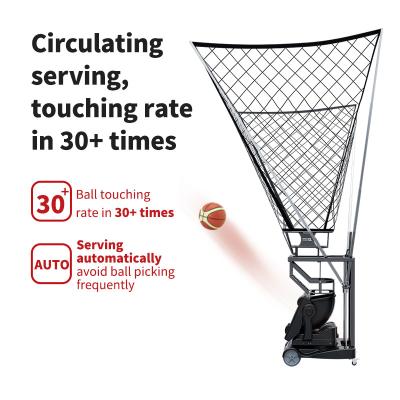 Китай 2025 SIBOASI K2 Многоугольный тренер Умный APP и дистанционное управление Автоматический баскетбольный стрельба Бросающая машина Профессиональная подготовка продается