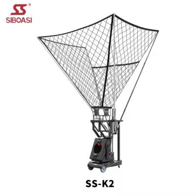 Китай 2025 SIBOASI K2 Многоугольный тренер Умный APP и дистанционное управление Автоматический баскетбольный стрельба Бросающая машина Профессиональная подготовка продается