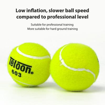 Cina Vendita all'ingrosso Tenis 60 Pcs Calcio di allenamento Palle da tennis di gomma resistente ad alta elasticità Sport Racket Padel Ball in vendita