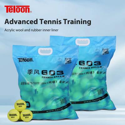 Cina Vendita all'ingrosso Tenis 60 Pcs Calcio di allenamento Palle da tennis di gomma resistente ad alta elasticità Sport Racket Padel Ball in vendita