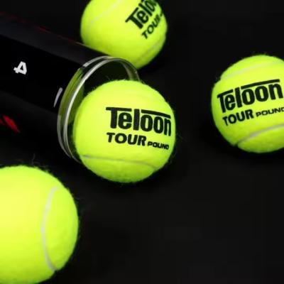 Cina Ingrosso Tennis 1 Can 4 Balls Training Tennis Balls High Elastic Resistant Rubber Sports Racket Padel Ball in vendita