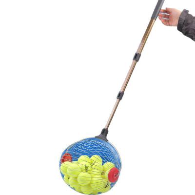 Cina Raccogliballe da tennis portatile con ruote, secchio raccogli-palline da pickleball con gancio, strumento organizzatore per campo in vendita