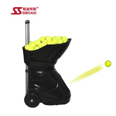 中国 望遠鏡の棒および電池が付いているSpinshotのテニスの射撃機械LCD表示 販売のため