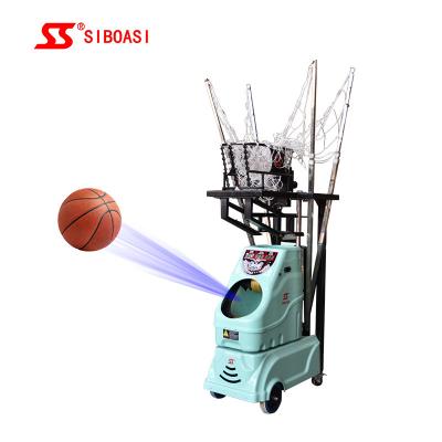 China 5 Balls Capacity Intelligent Shooting Basketball Practice Machine With Remote Control for sale