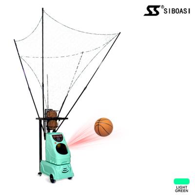 China Light Green Color Basketball Shooting Training Ball Machine With 1- 3 Balls Capacity For Training Institutions for sale