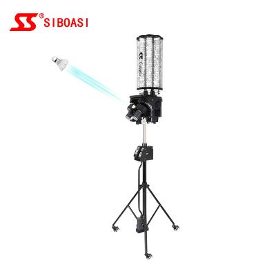 China Automatic Badminton Feeder Machine With 200 Balls Capacity For Shooting Training for sale
