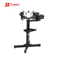 China Portable Computer Head Badminton Racket Net Machine Tennis Bat Making Vertical for sale