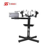China Portable Computer Head Badminton Racket Net Machine Tennis Bat Making Vertical for sale