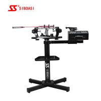 China Portable Computer Head Badminton Racket Net Machine Tennis Bat Making Vertical for sale