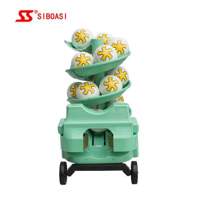China 4.8-6s/Ball Football Catching Machine , 150 W Soccer Ball Throwing Machine for sale